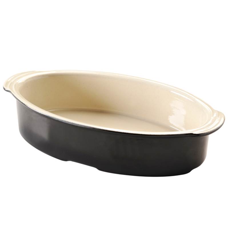 Mason Cash Perfect Black Oval Pie Dish - 32.5 cm